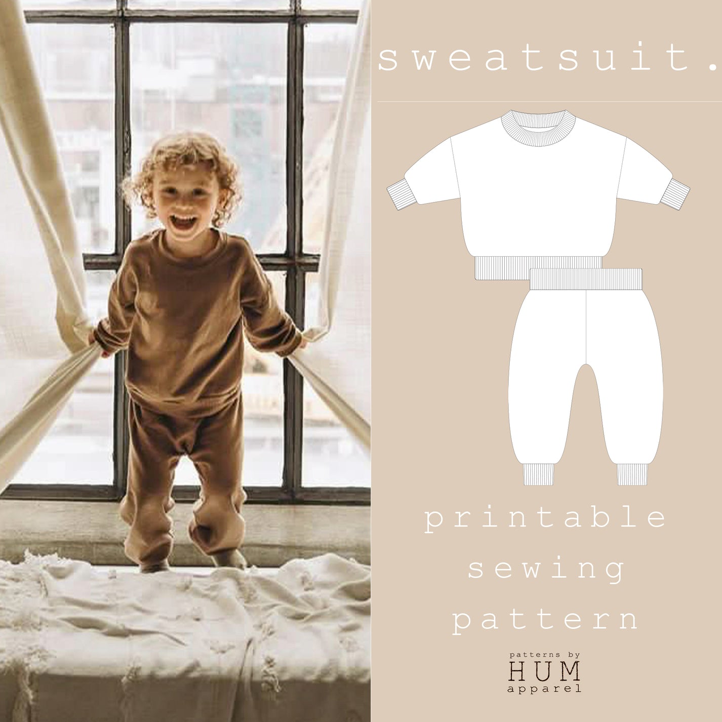 sweatsuit pattern. – HUM apparel